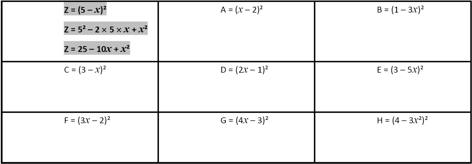 Calcul littéral et identités remarquables - exercices corrigés