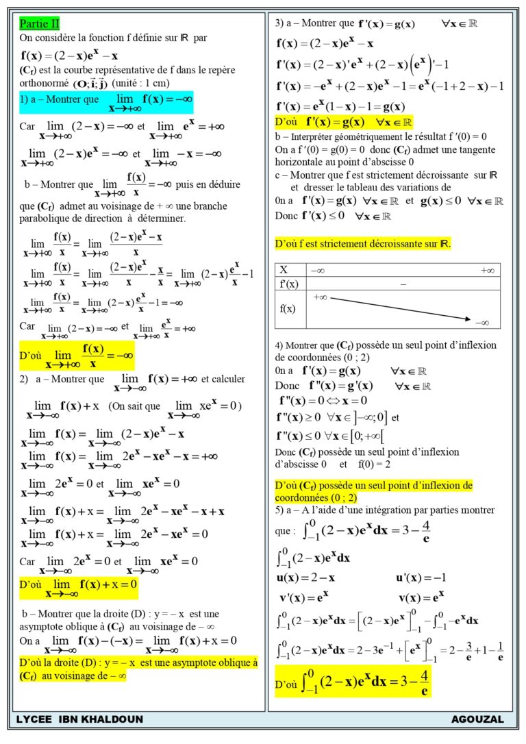 Examen National Maths Sciences et Technologies