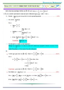 Examen National Maths Sciences et Technologies